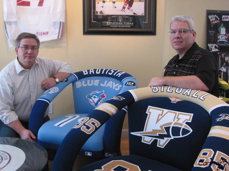 Upholsterers scoring a hit with Jersey Chairs – Our Communities