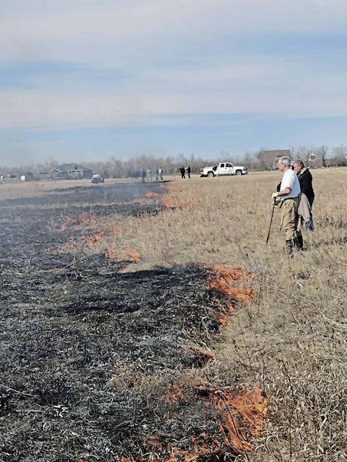 Burning native prairie – Our Communities