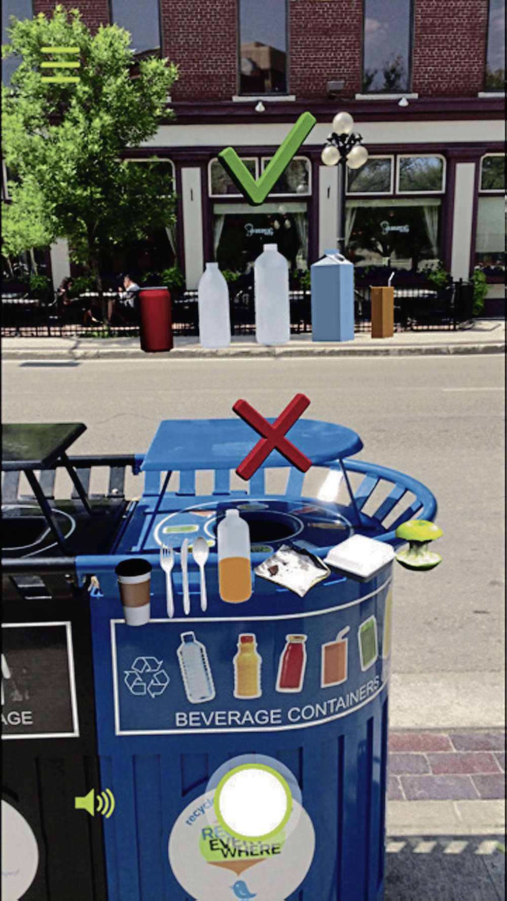 Interactive recycling game – Our Communities