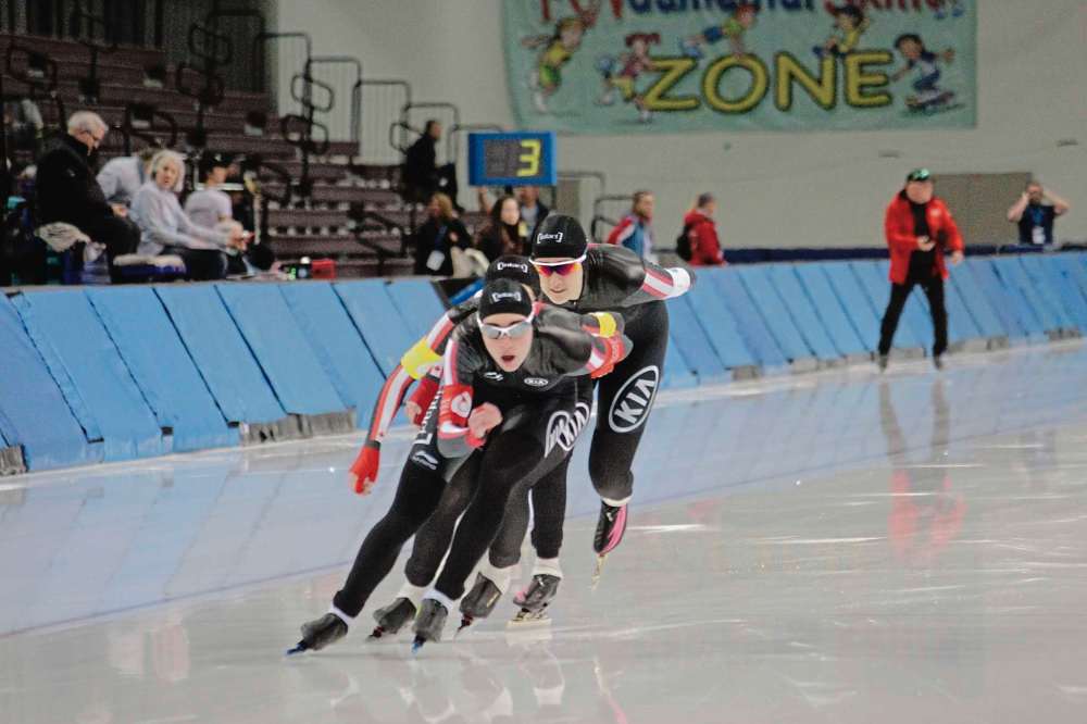 Speed skater races to second in final junior year – Our Communities
