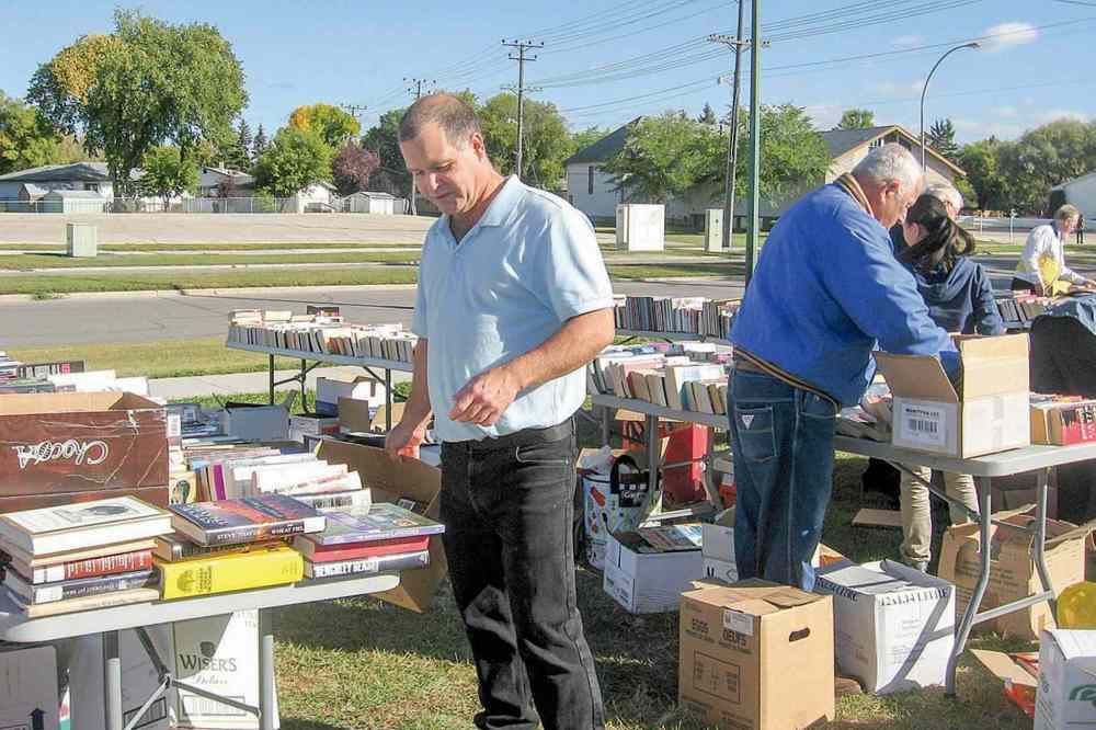 Getting ready for book exchange – Our Communities
