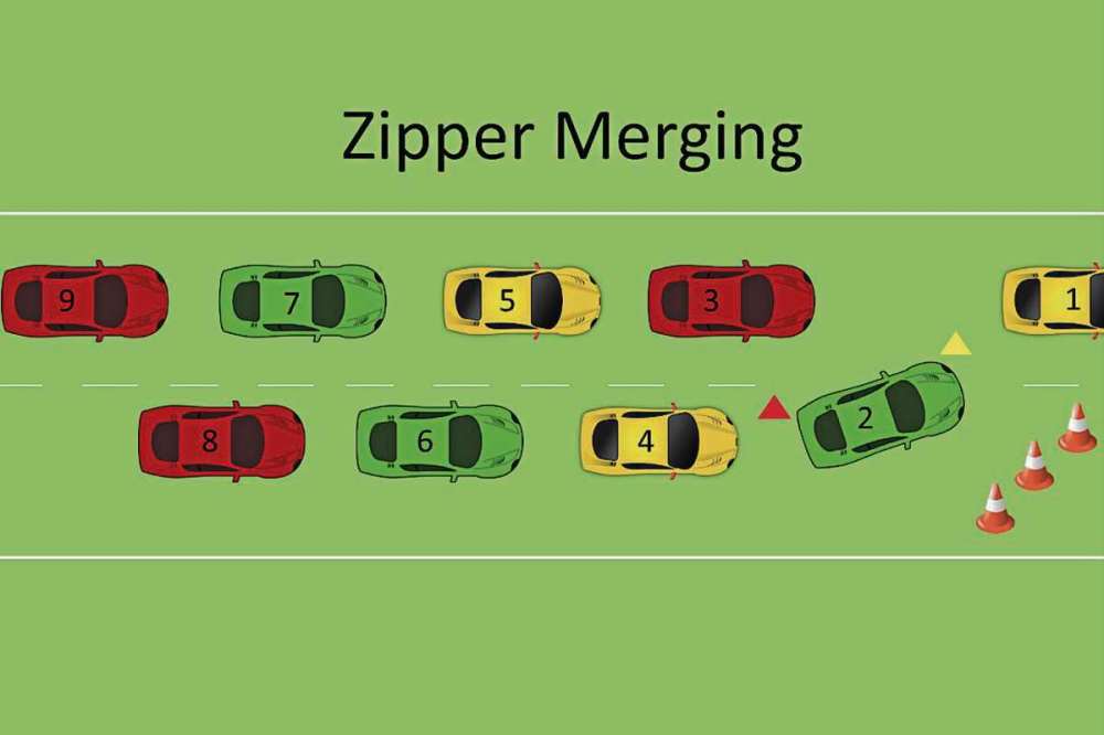 Spreading the news about zipper merging – Our Communities