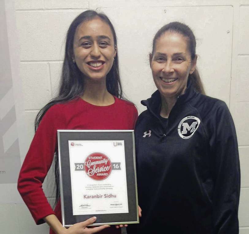 Exceptional student wins Maples service award – Our Communities