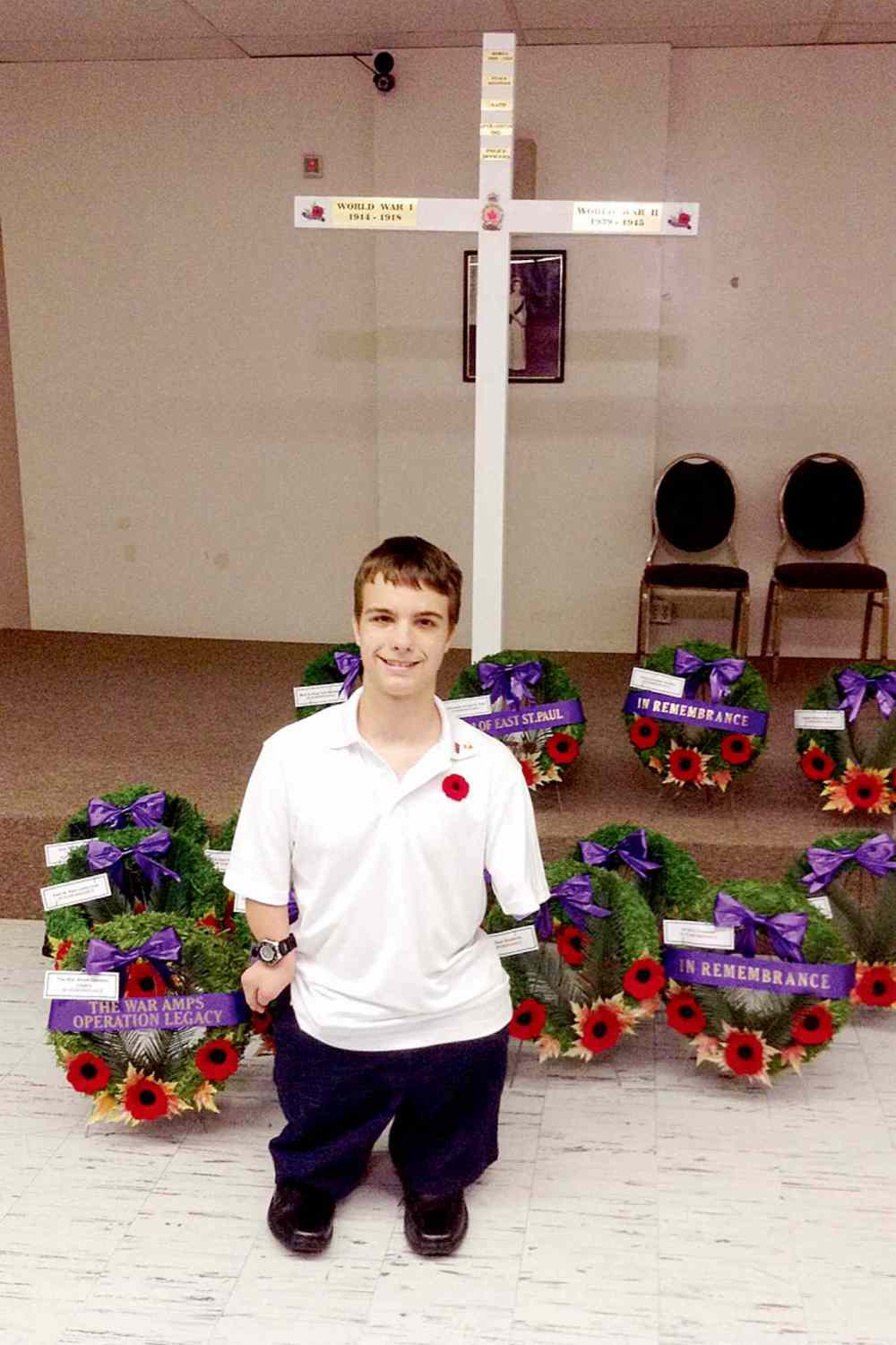 N.K. teen lays wreath for War Amps – Our Communities