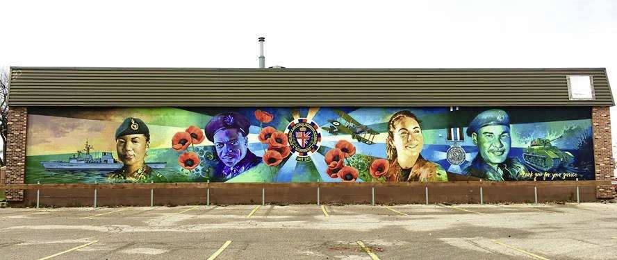New mural honours veterans – Our Communities