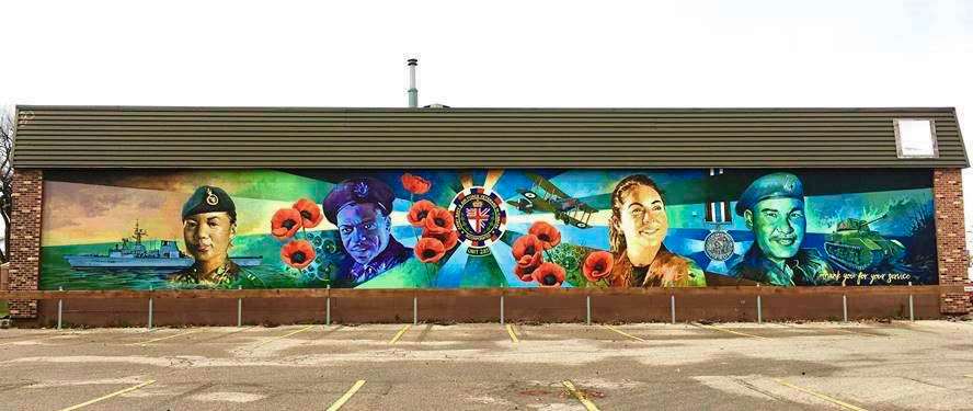 New mural honours veterans – Our Communities