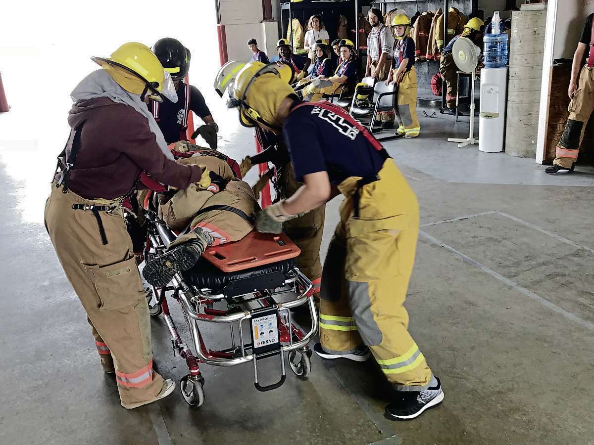Newcomer youth learn about EMS – Our Communities