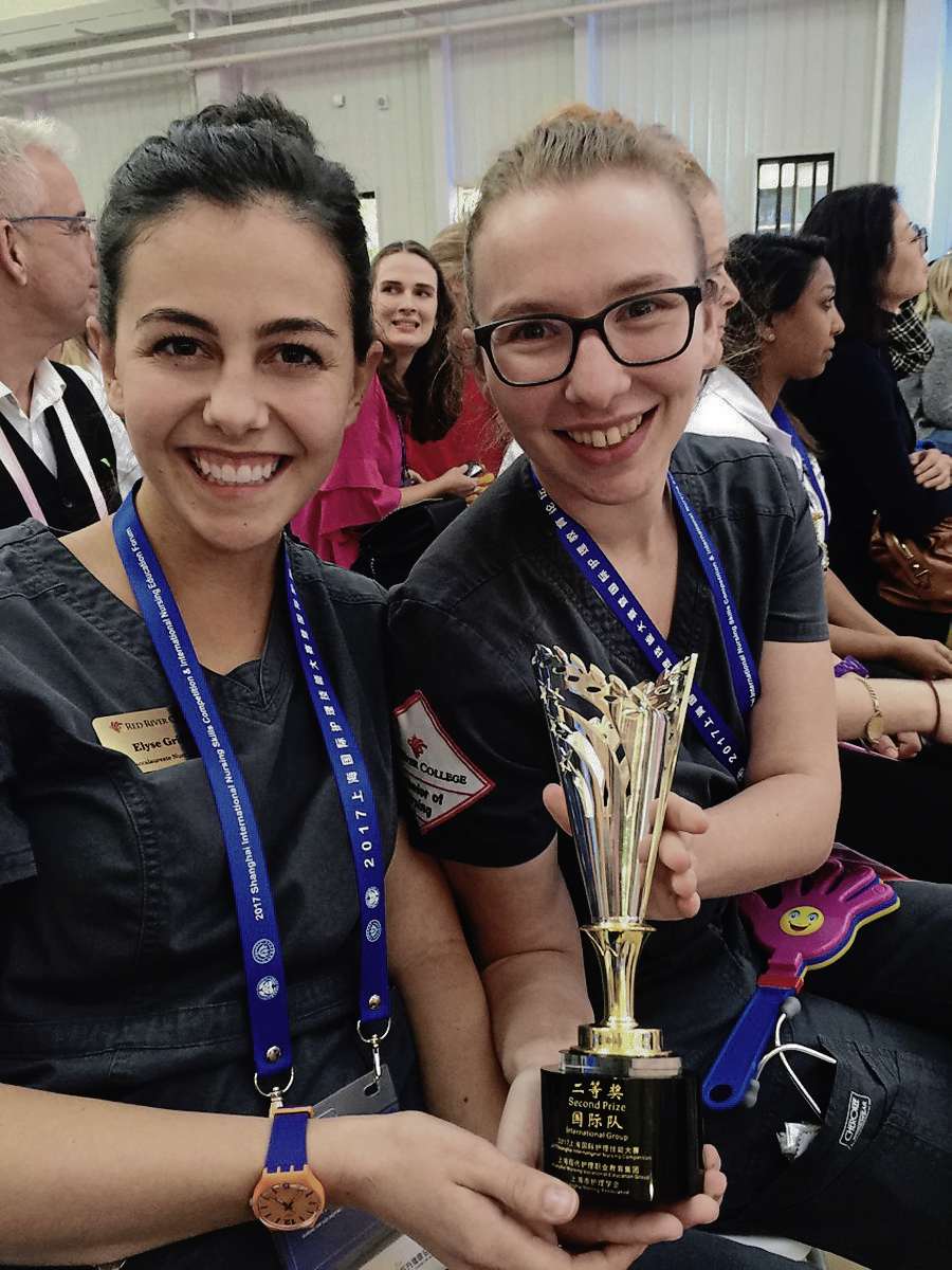 Nursing students prove skills in Shanghai – Our Communities