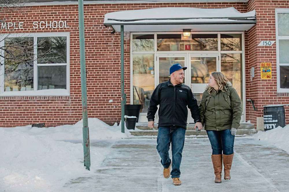 Couple ties the knot at SOSD school – Our Communities