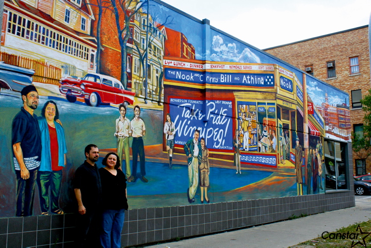 Mural tackles graffiti, celebrates history – Our Communities