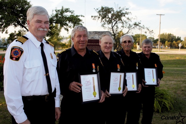 Long service recognized at SFX fire hall – Our Communities