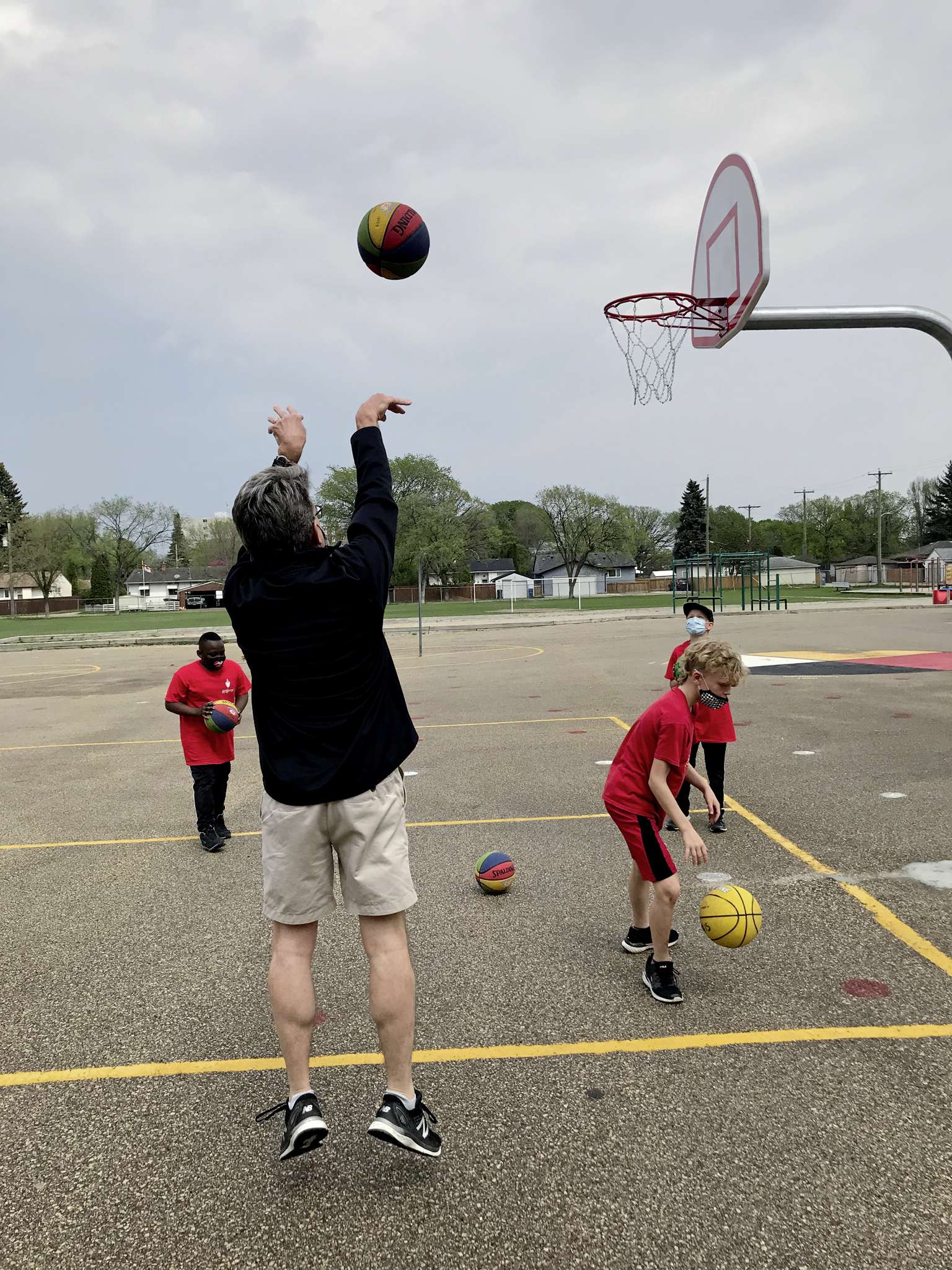 New basketball features at St. George School – Our Communities