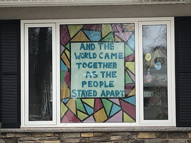 Inspiring residents with window art – Our Communities