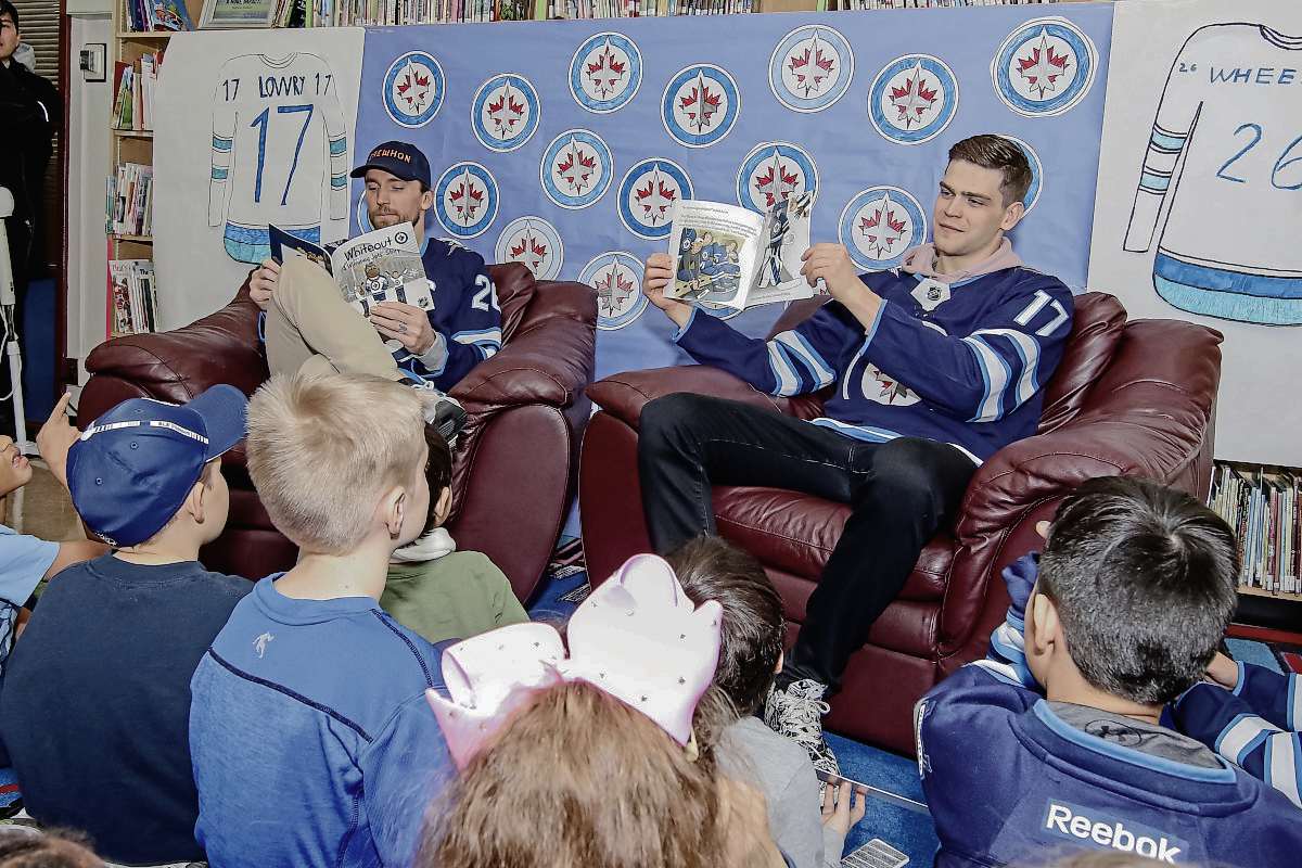 Jets help Harrow School launch I Love to Read month – Our Communities