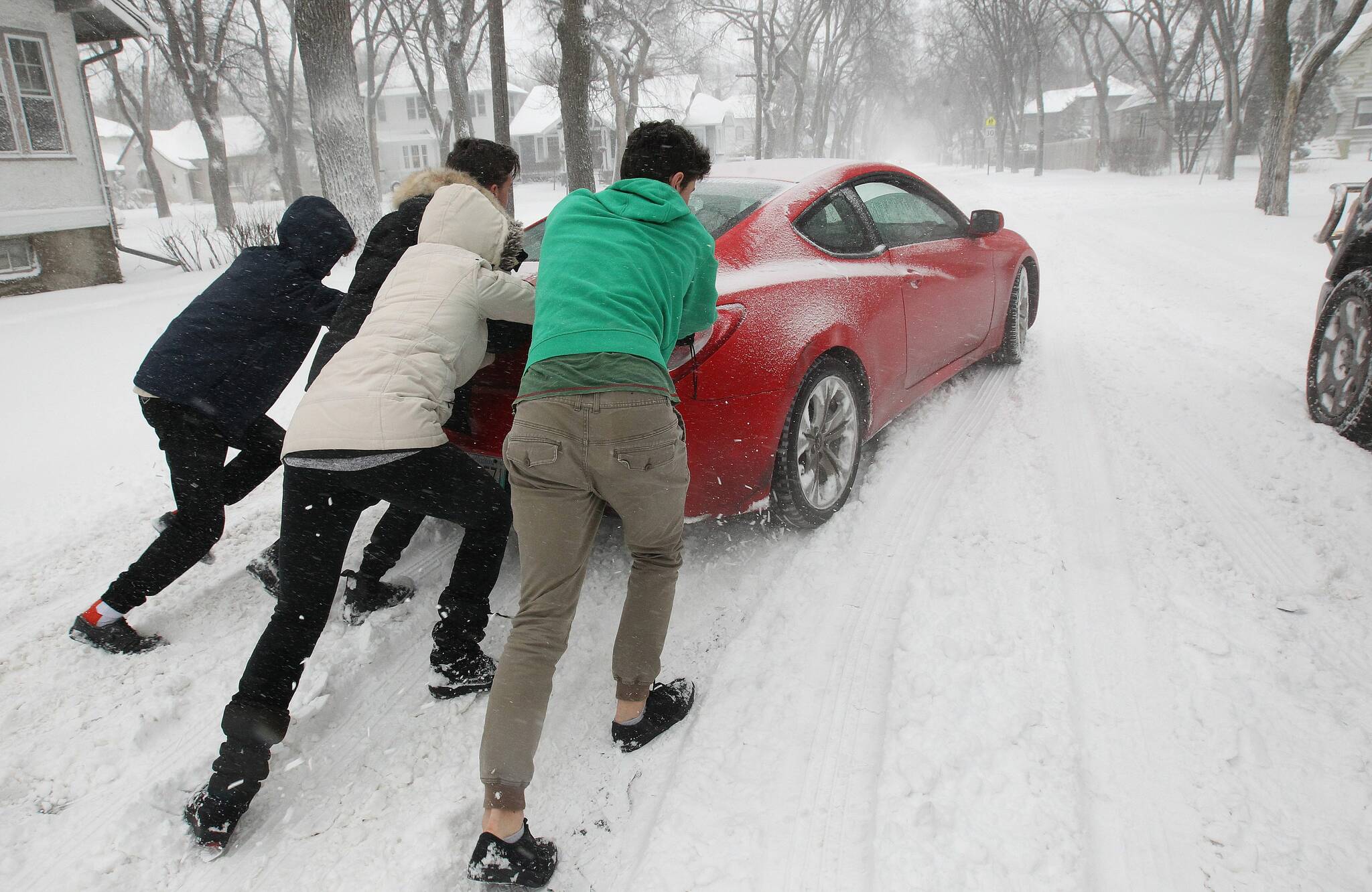 We pull (and push) together every winter – Our Communities