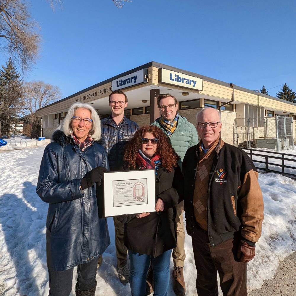 Library coalition honoured by Heritage Winnipeg – Our Communities