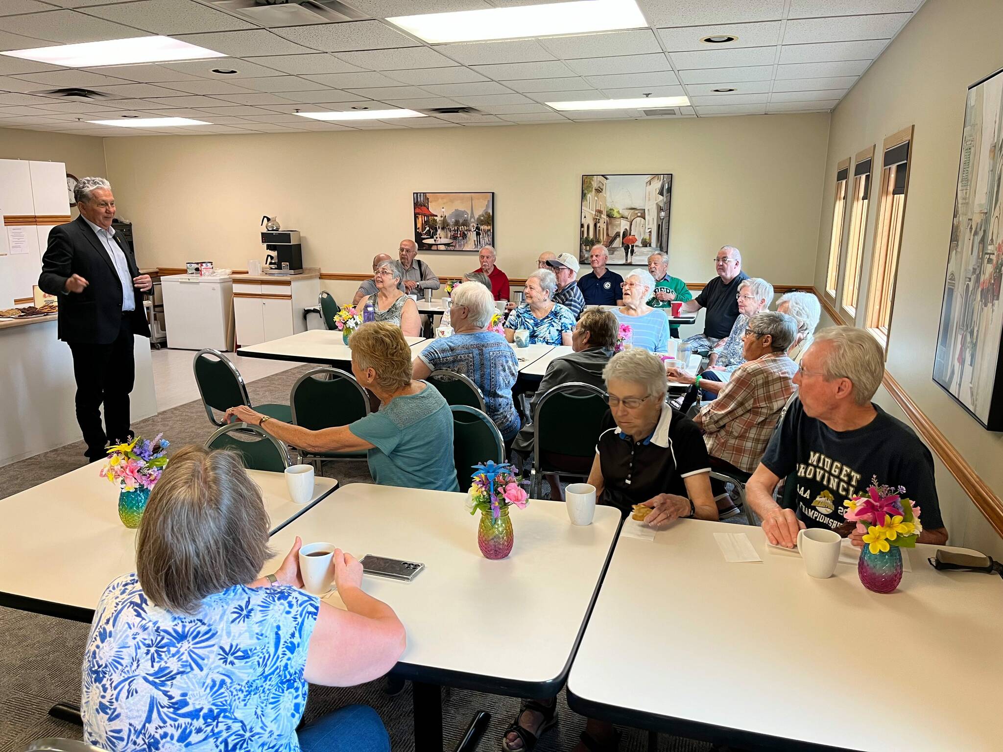 Happy to make announcements at home – Our Communities