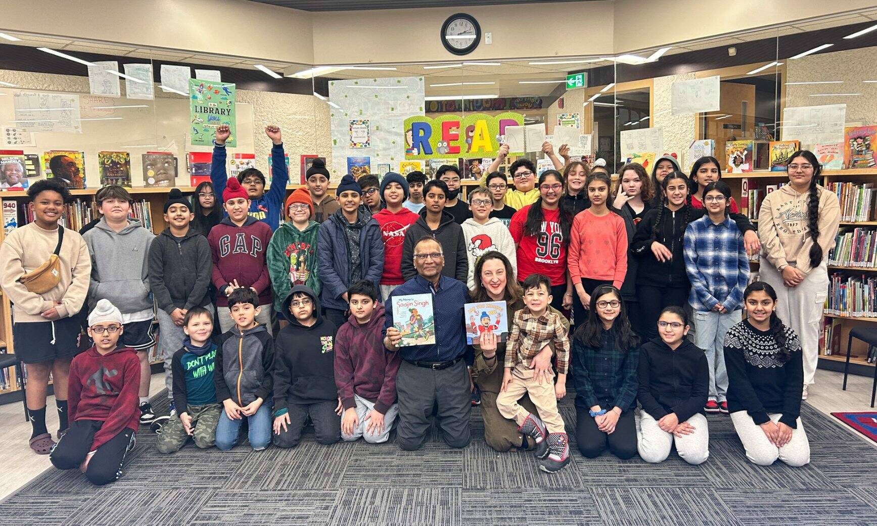 New children’s book launched at school reading – Our Communities