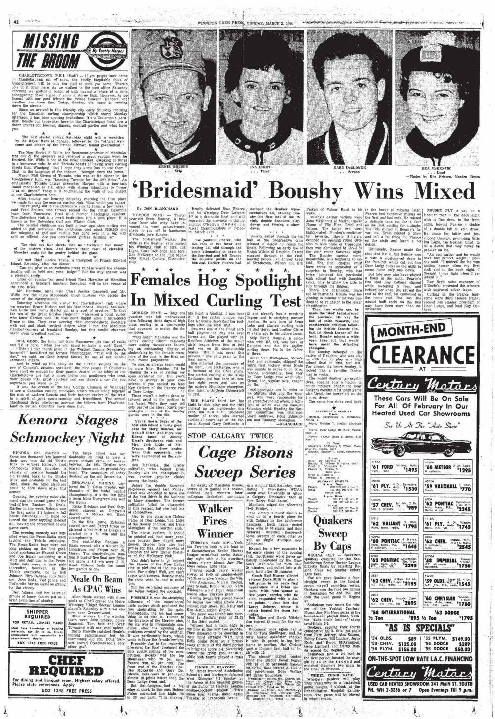 Manitoba’s rich mixed curling legacy – Our Communities