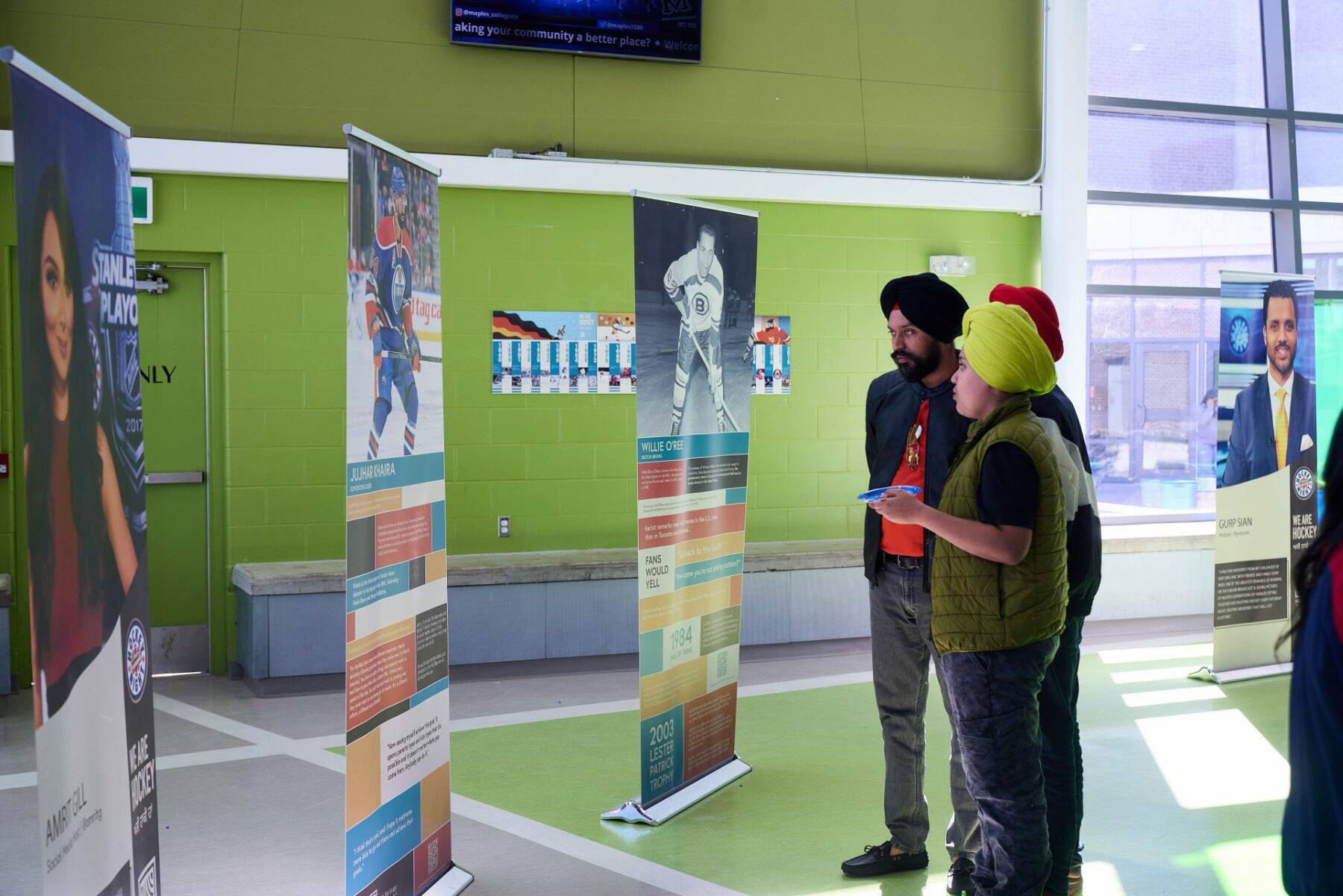 We Are Hockey exhibit visits Maples Collegiate – Our Communities