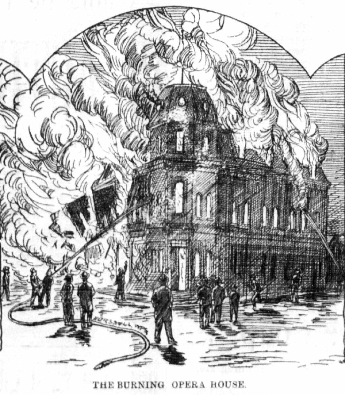 Princess Opera House fire of 1892 nearly wiped out the Exchange ...