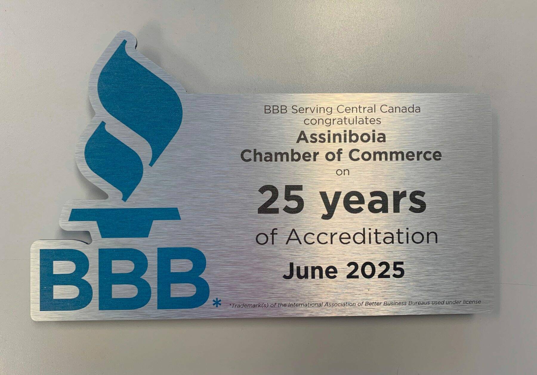 ACC celebrates 25 years of BBB accreditation – Our Communities