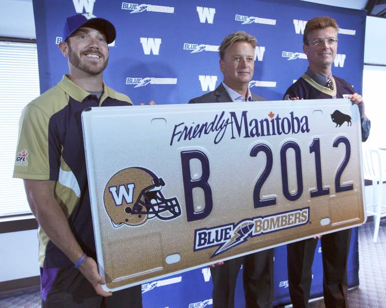 New Bombers licence plate available next week – Winnipeg Free Press