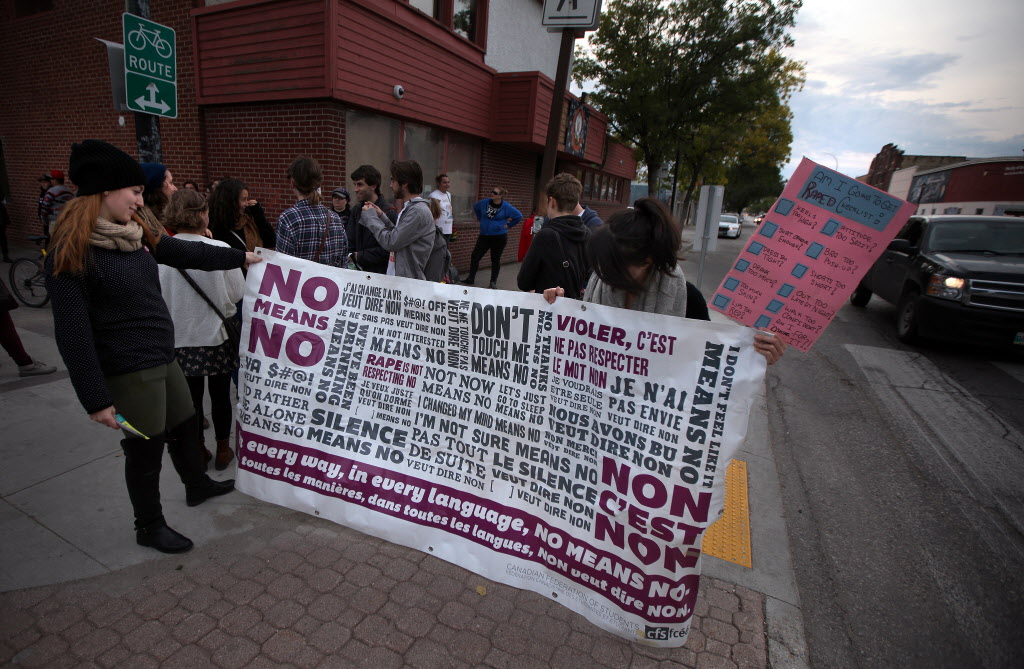 About 300 participate in Take Back the Night march – Winnipeg Free Press