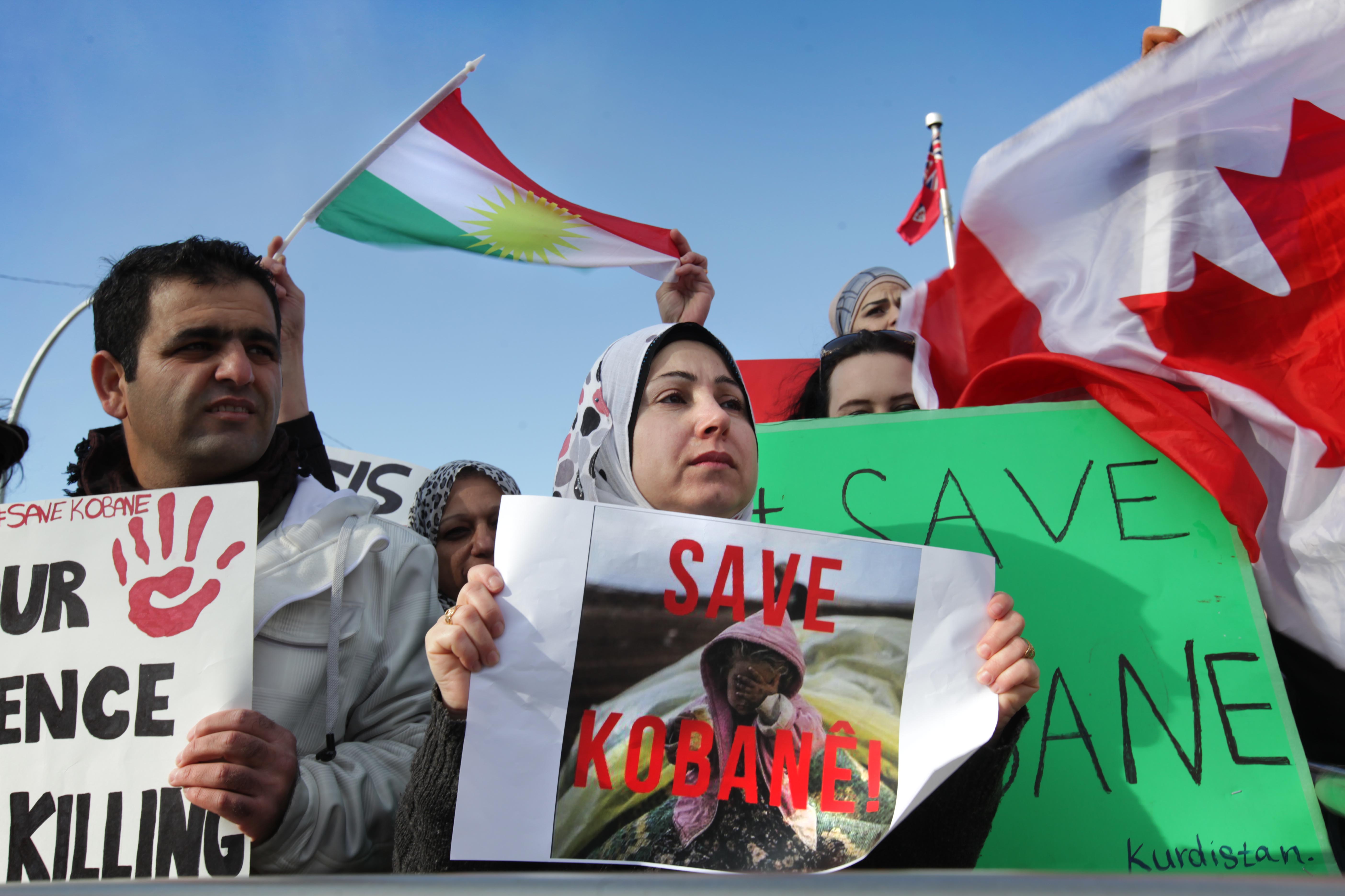 Kurdish community marches in solidarity – Winnipeg Free Press