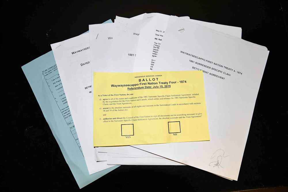 Waywayseecappo votes for land settlement – Winnipeg Free Press