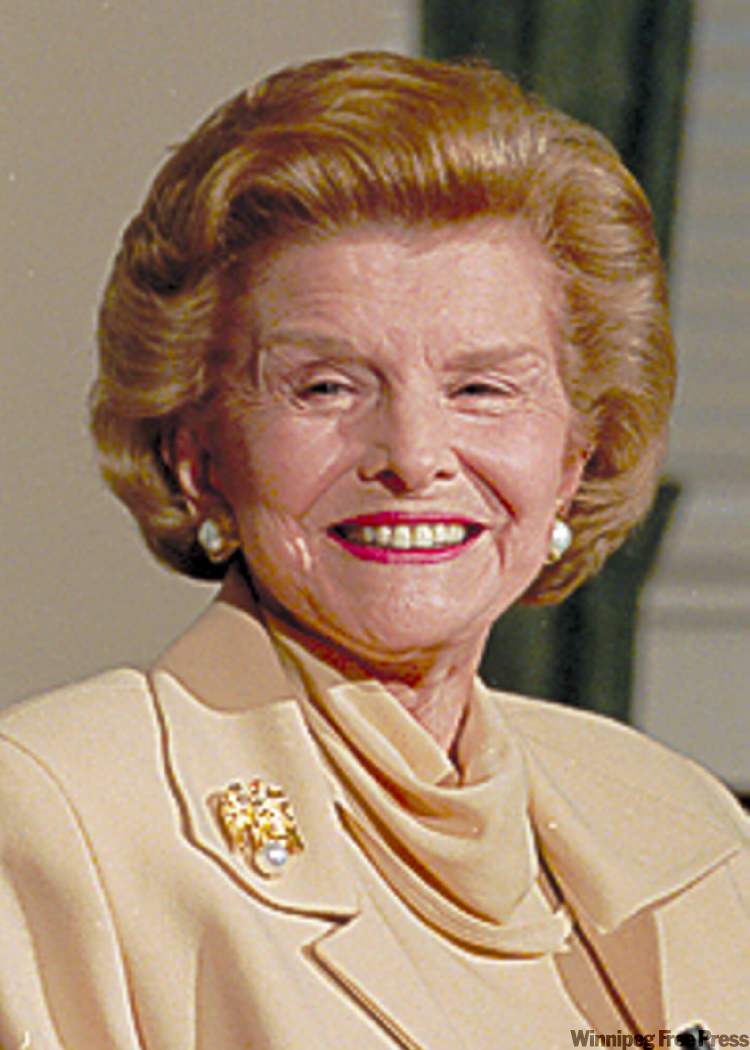 Courageous, inspirational ex-first lady dead at 93 – Winnipeg Free Press