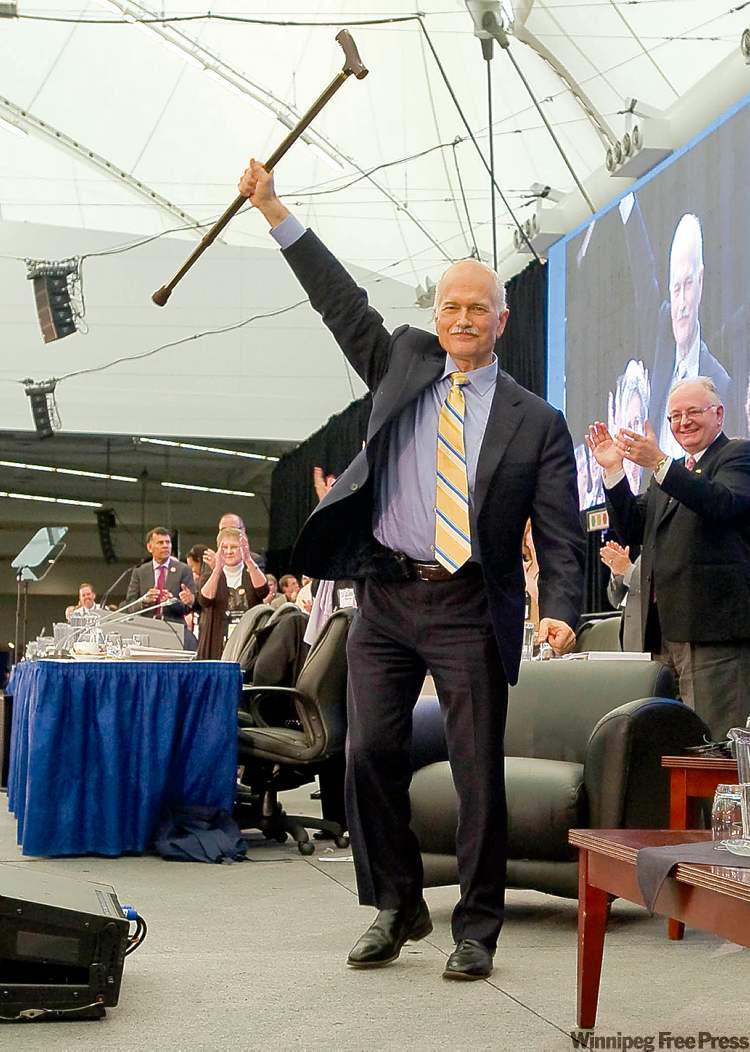 Jack Layton again shows leader’s fight – Winnipeg Free Press