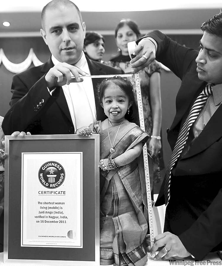 World’s shortest teenager now world’s shortest woman – Winnipeg Free Press