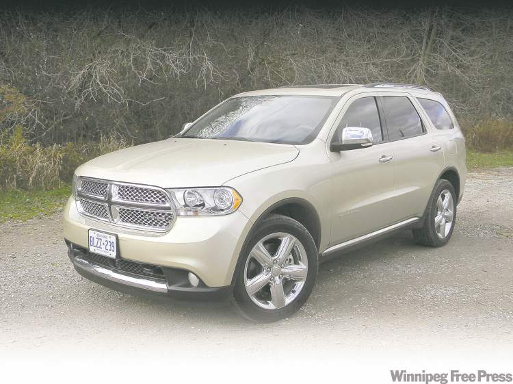 2012 DODGE DURANGO: Good thing in smaller package – Winnipeg Free Press