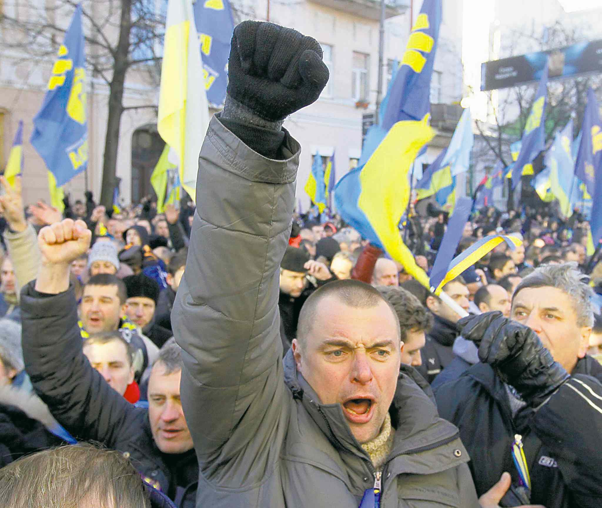 Ukrainian protesters get moral support in city – Winnipeg Free Press