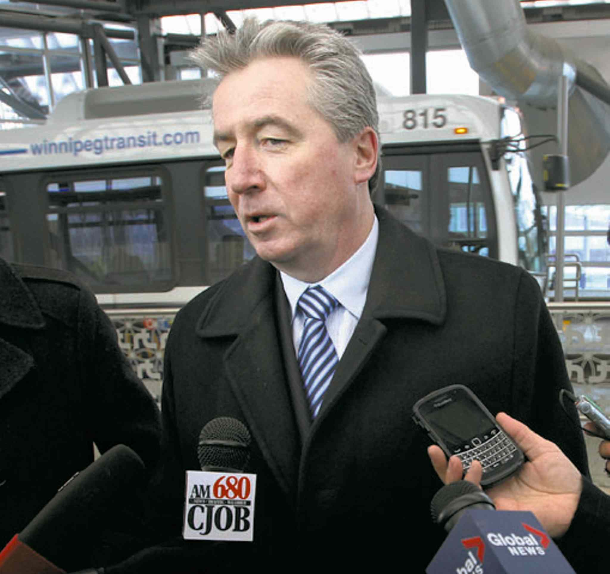 Boss defends transit line – Winnipeg Free Press