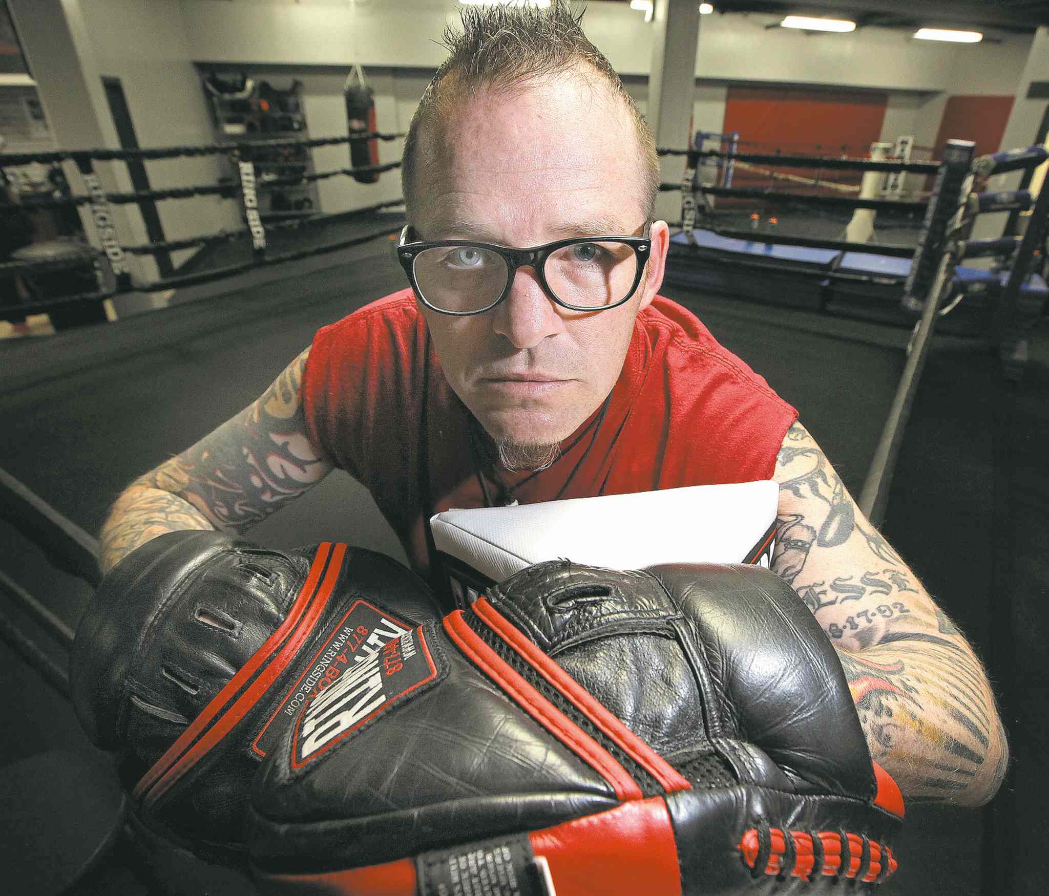 Tough slugging: Local boxer faced his fiercest opponents outside the ...