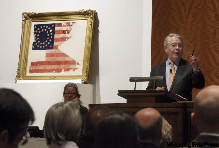 Bidder makes last stand; pays $2.2M for Custer flag – Winnipeg Free Press