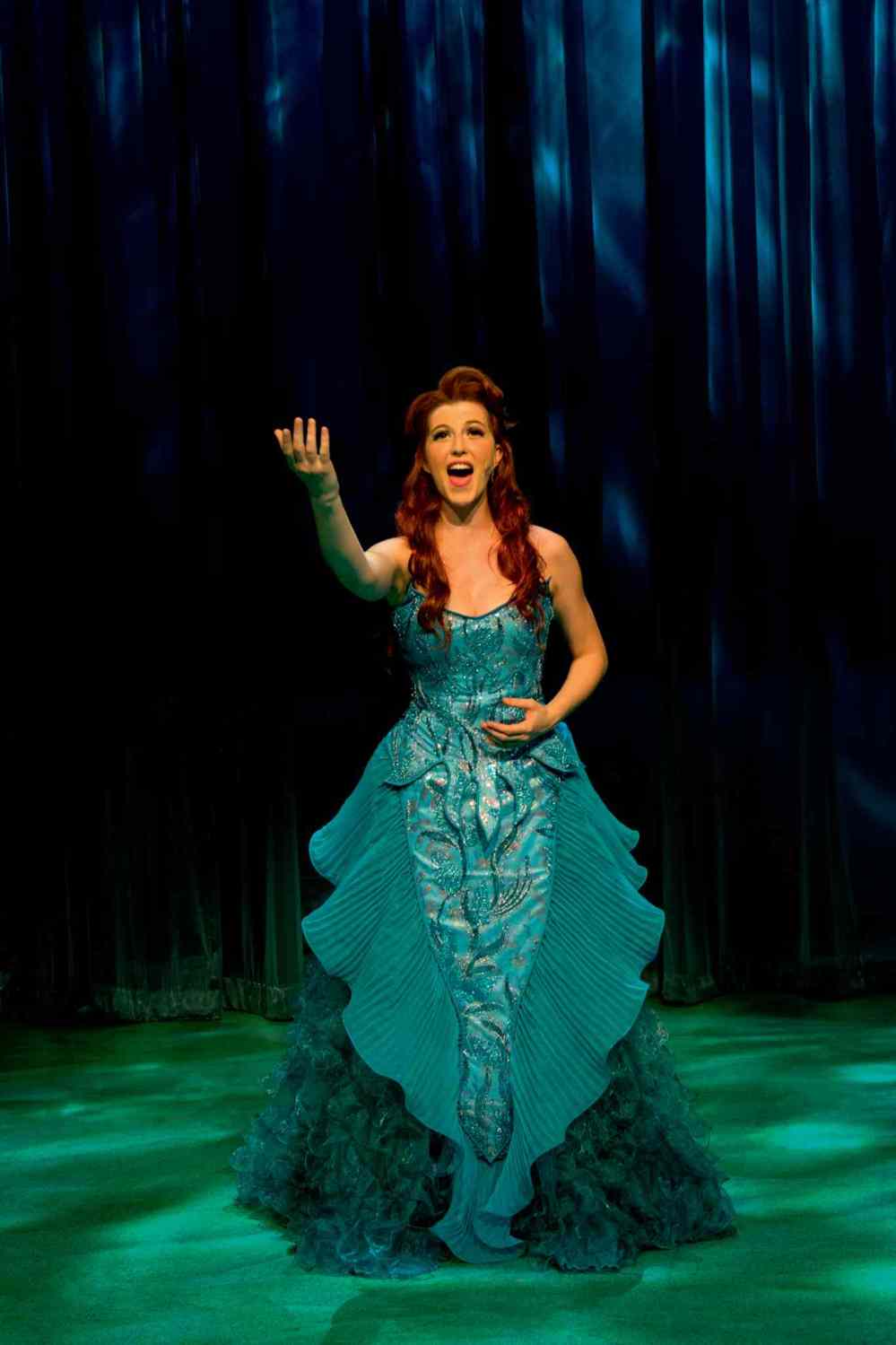 Local actress thrilled to swim across the stage as mermaid Ariel ...