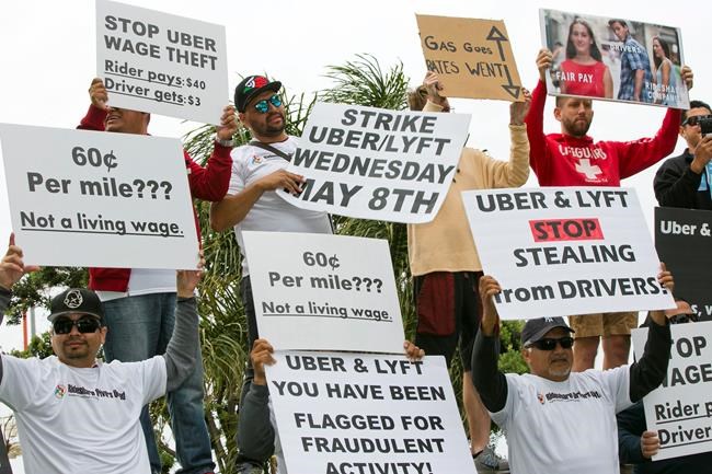 Uber, Lyft driver strike latest move to organize gig workers – Winnipeg ...
