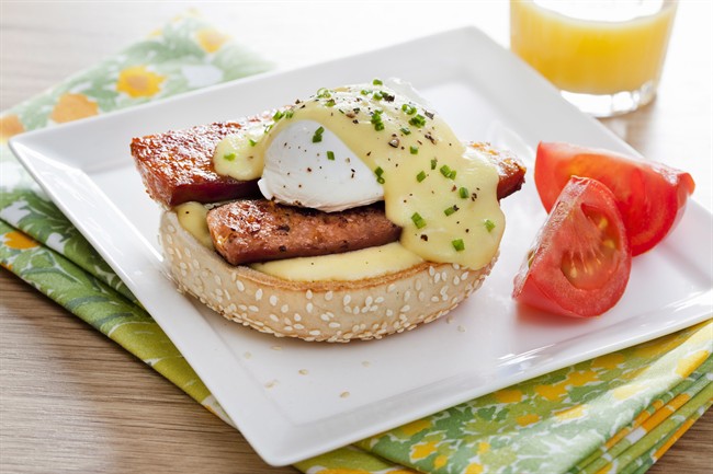Celebrate Father’s Day with an egg and sausage benedict breakfast ...
