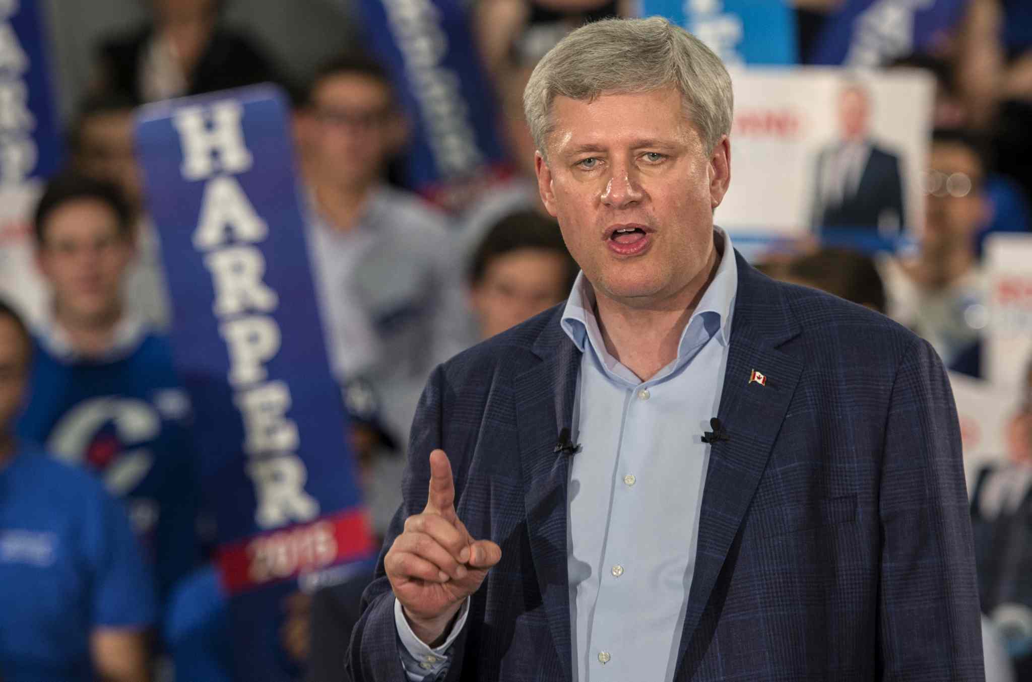 Harper kicks off election promises, targets businesses who hire ...
