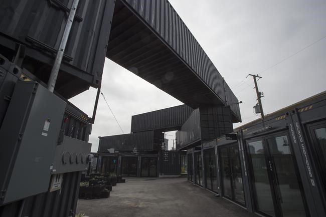 Toronto shipping container market Stackt provides a break from downtown ...
