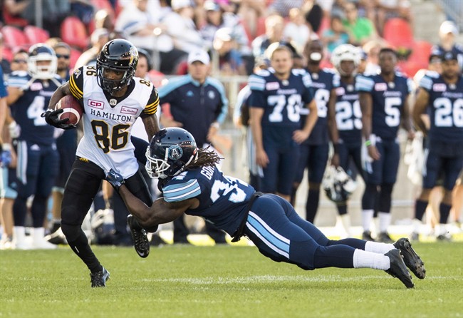 Argos earn 25-16 exhibition win over Ticats in first game at BMO Field ...