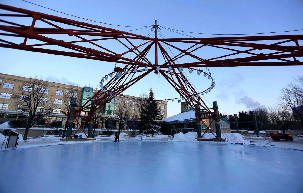 Rinks open at The Forks – Winnipeg Free Press
