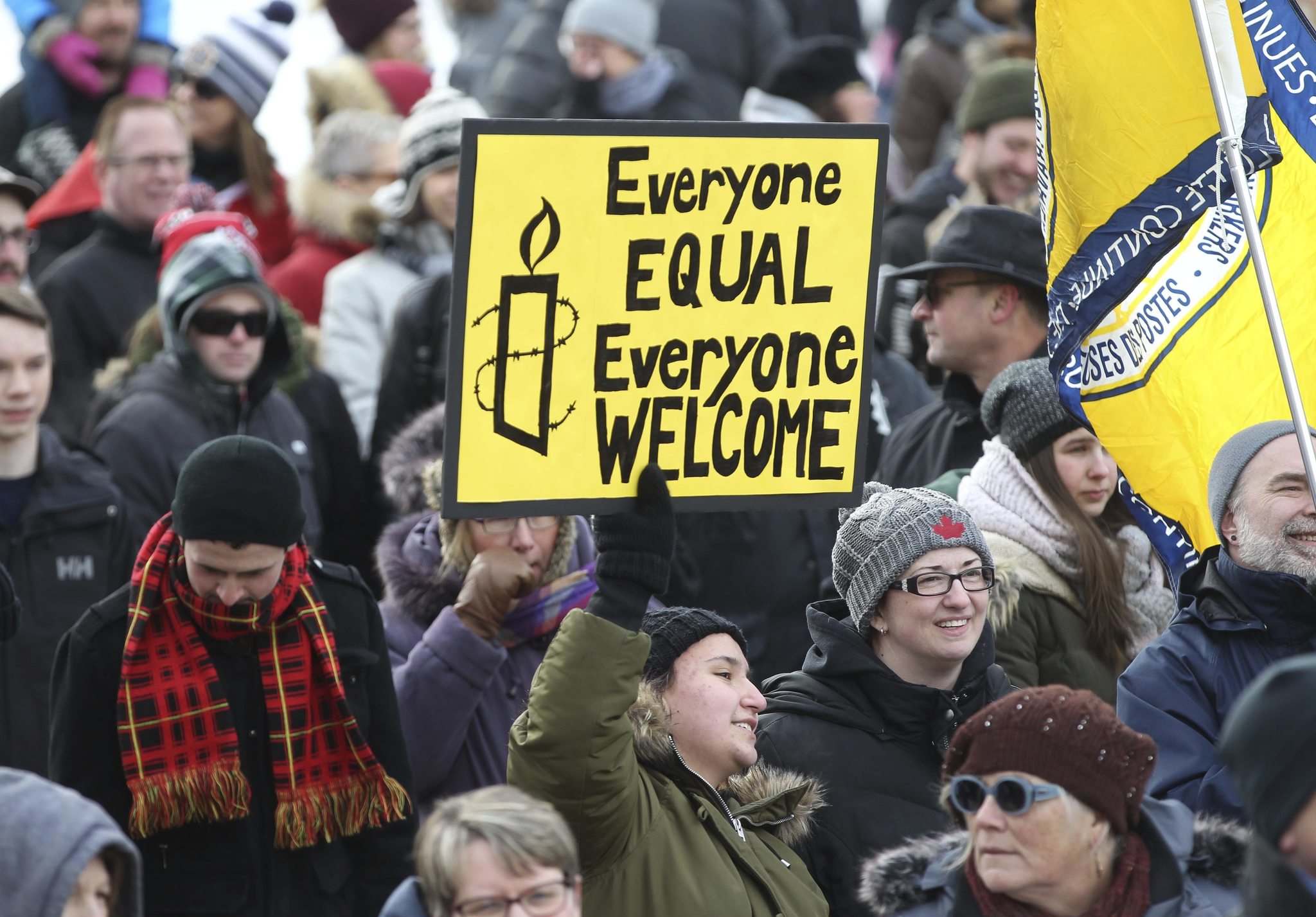 Large crowd gathers to march for human rights – Winnipeg Free Press
