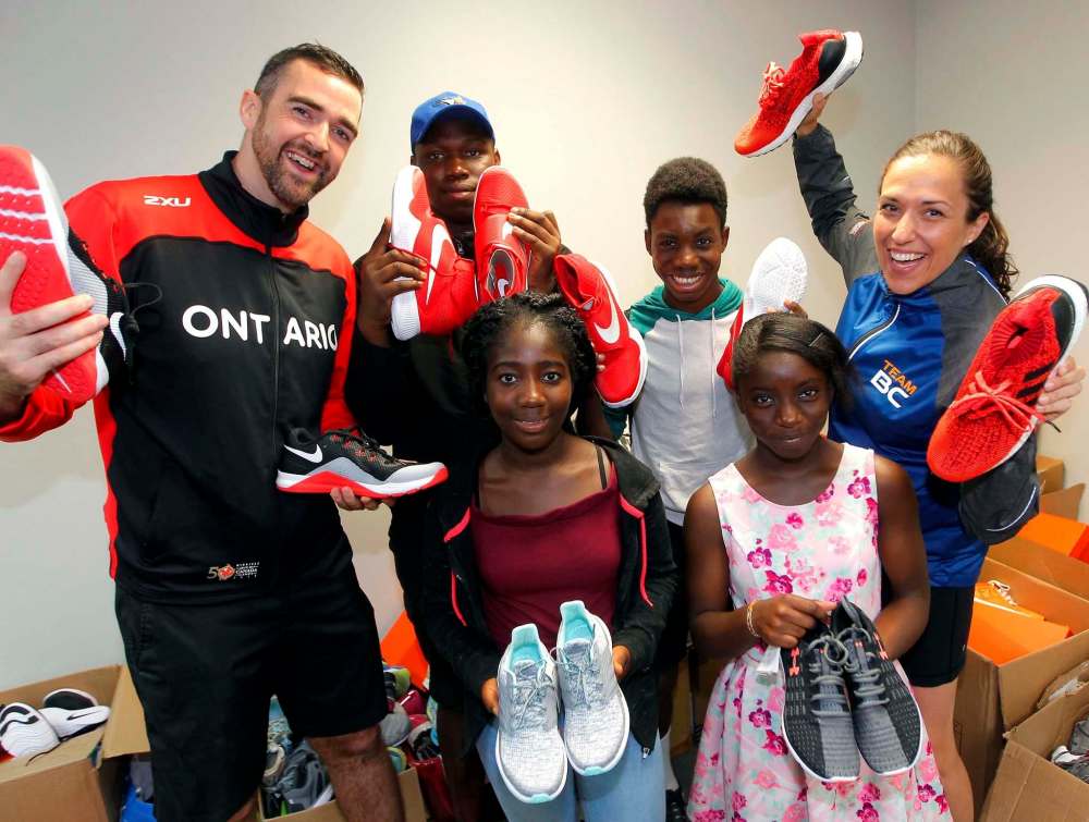 Athletes donate shoes to provide kids with sound footing – Winnipeg ...