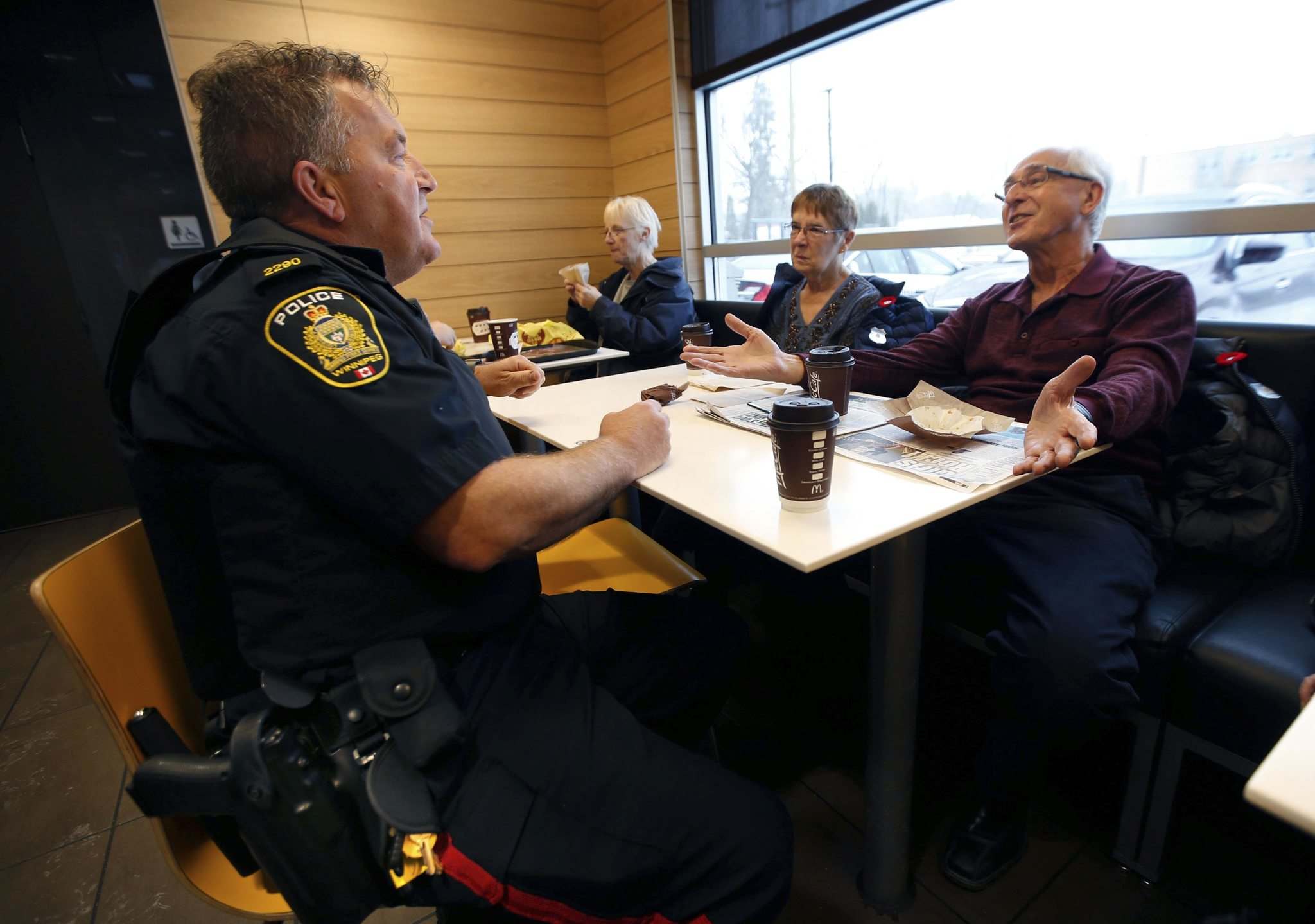 Police hand out safety tips along with muffins over coffee – Winnipeg ...