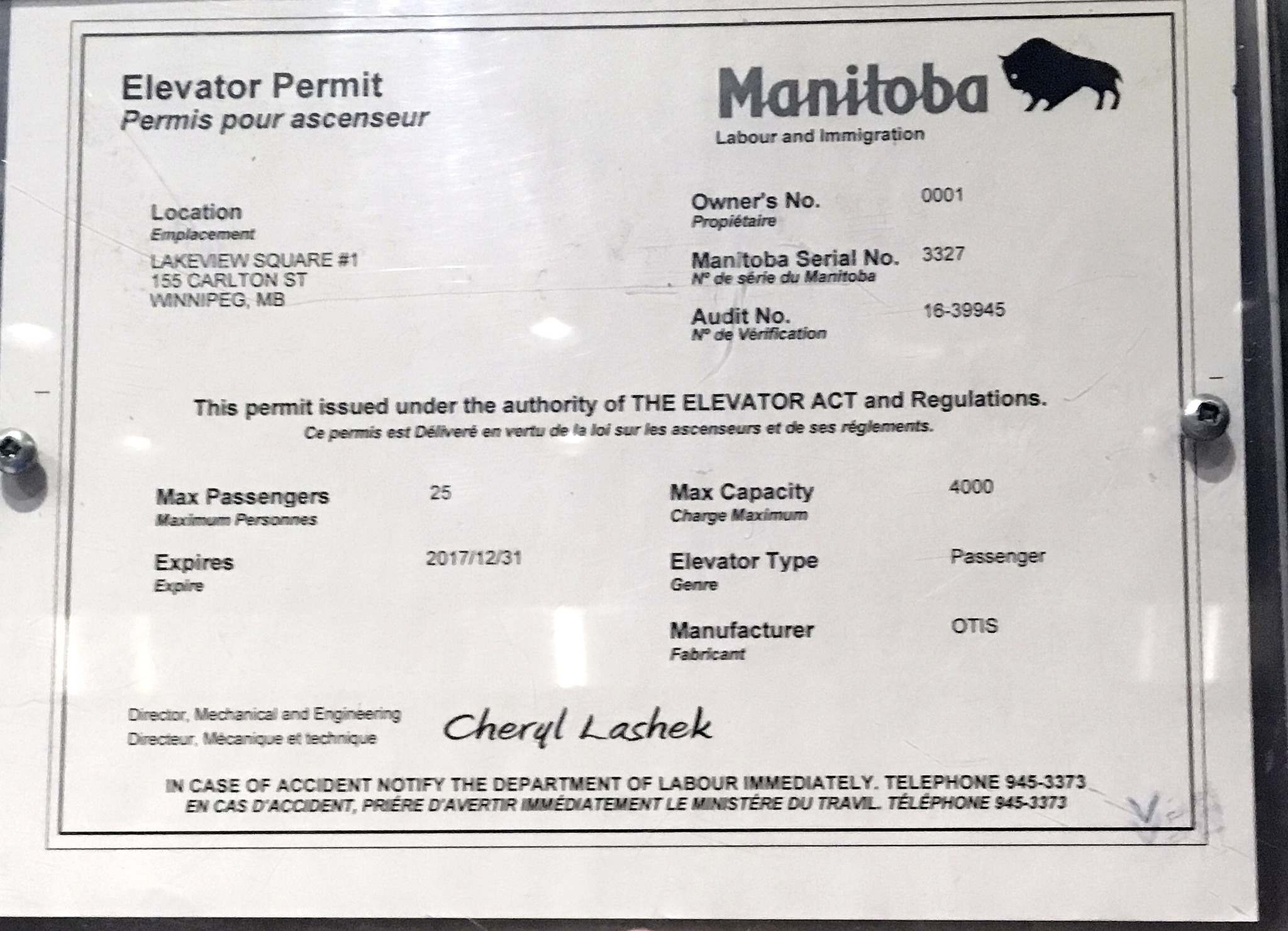 Number of elevators with lapsed permits going up – Winnipeg Free Press