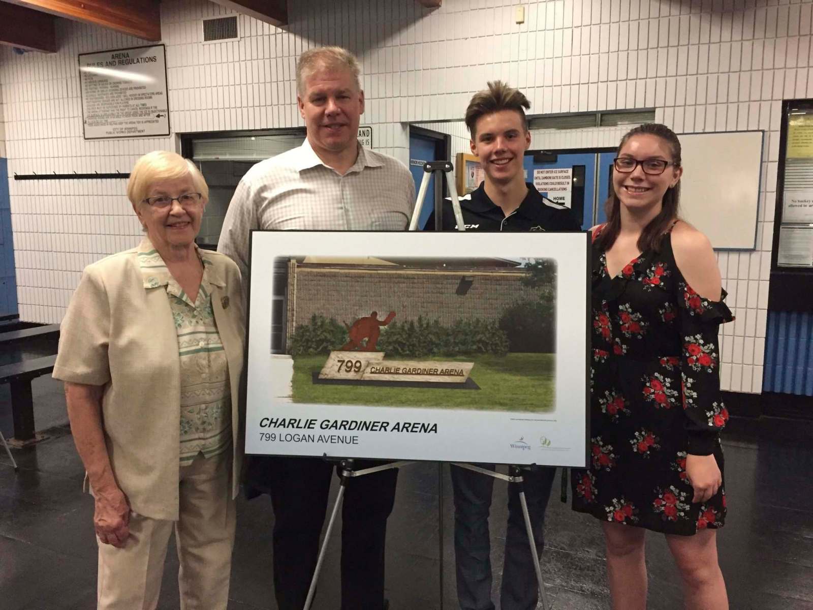 Family grateful arena named for early-era NHL goalie Charlie Gardiner ...